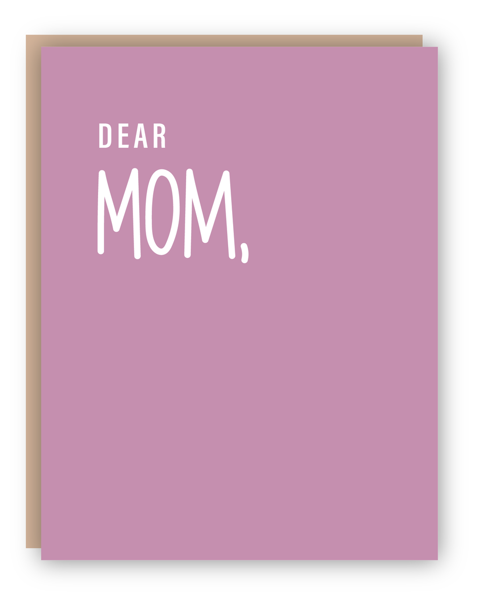 Modern Christian Mother's Day Card | Dear Mom | NOTES SPEAK – Notes Speak